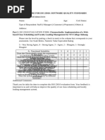 Iso 25010 Evaluation Form | PDF