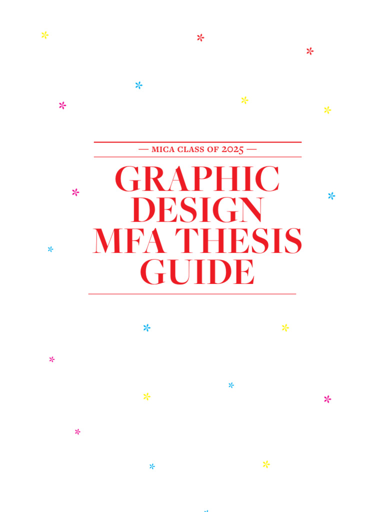 MICA GD MFA Thesis Guide 2024 | PDF | Note (Typography) | Artificial ...