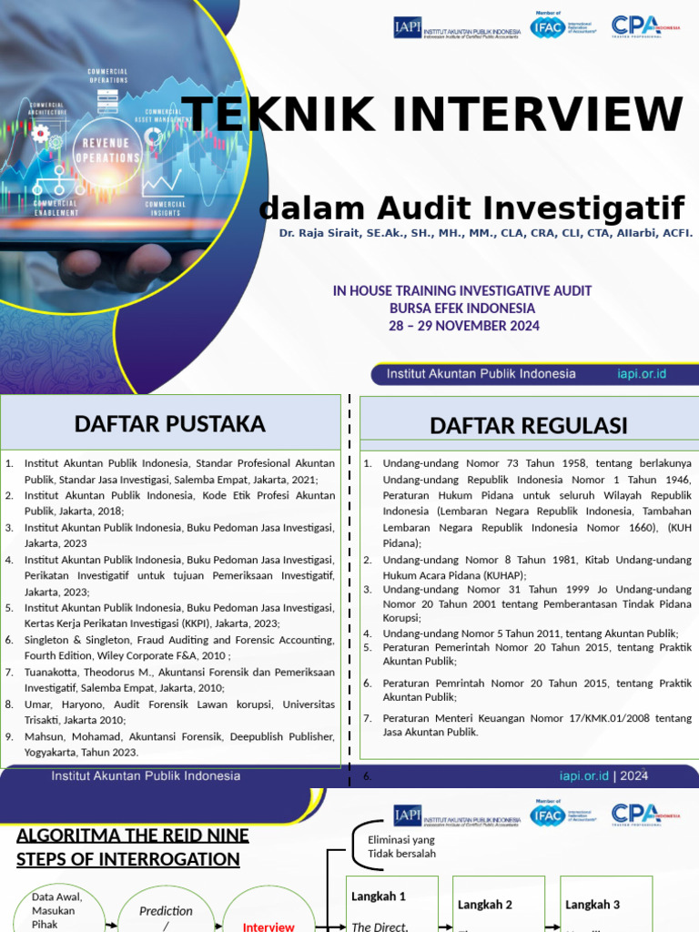 Teknik Interview IAPI BEI Final (Revisi) | PDF