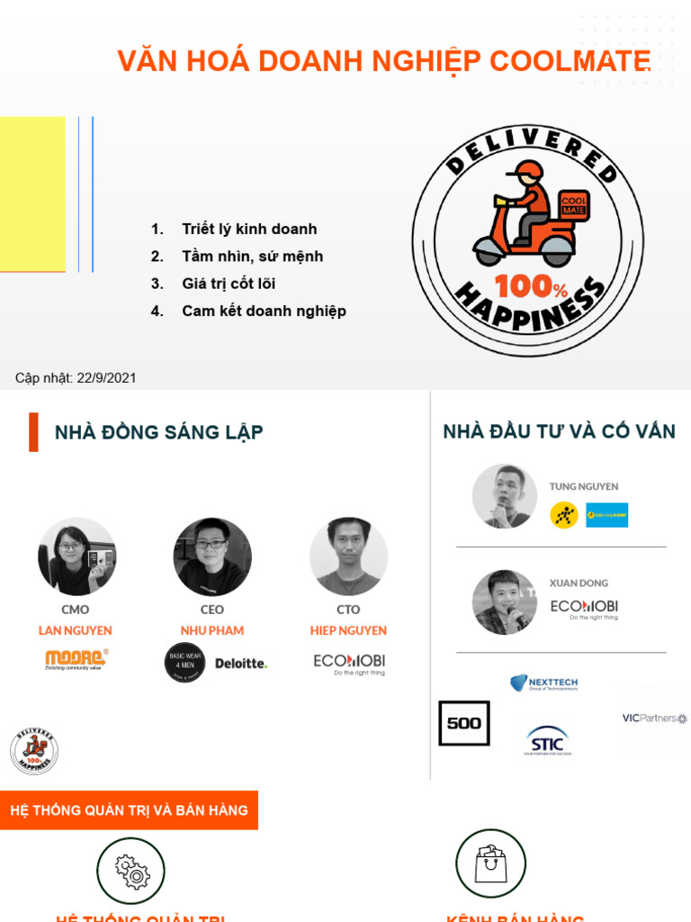 Văn Hoá Doanh Nghiệp Coolmate 3 | PDF