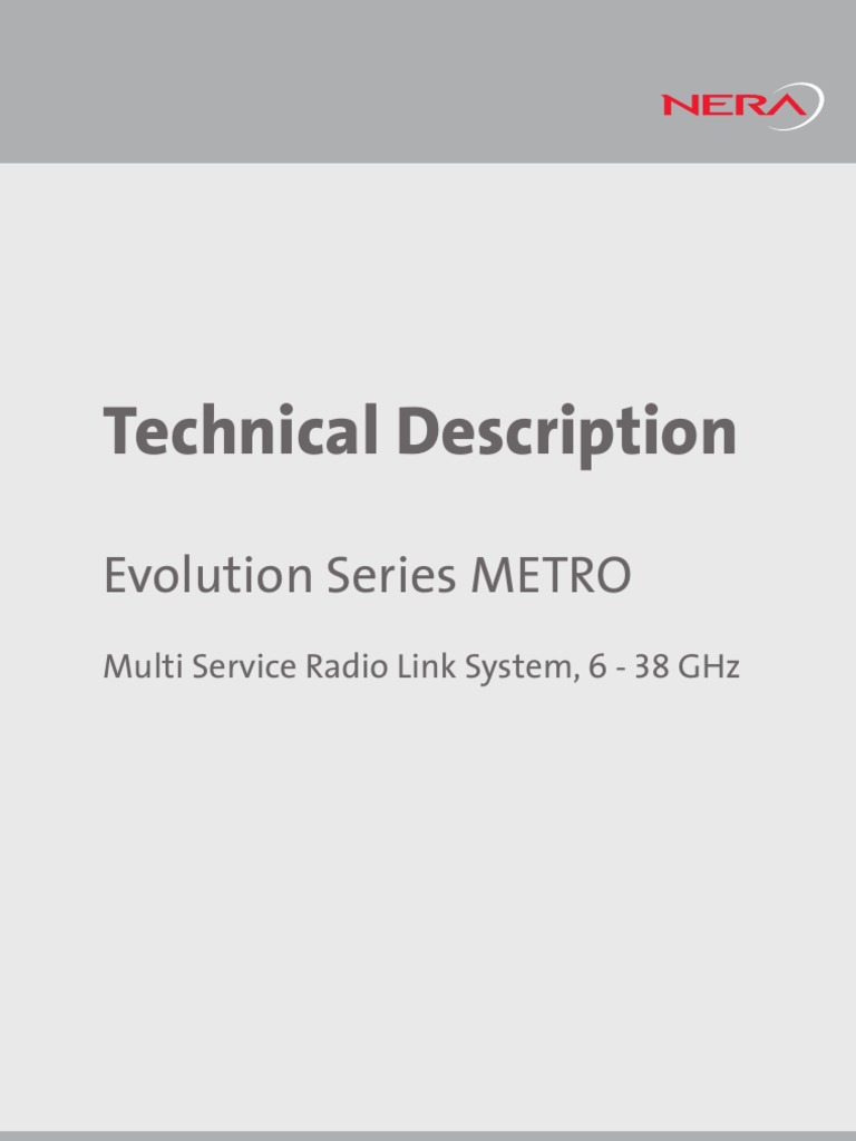 Manual Nera Networks Evolution Metro Revize B | PDF | Ethernet ...