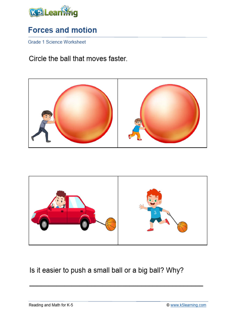 Grade 1 Forces Movement B | PDF
