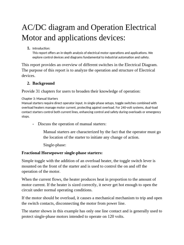 Modified Report Industrial Applications | PDF | Relay | Switch