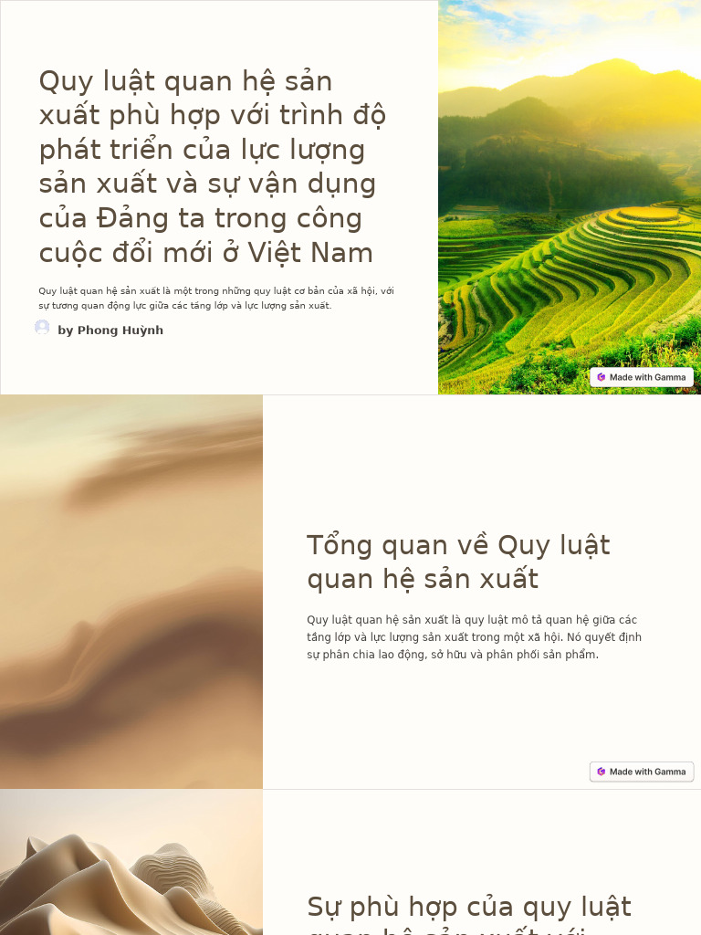 Quy Luat Quan He San Xuat Phu Hop Voi Trinh Djo Phat Trien Cua Luc ...