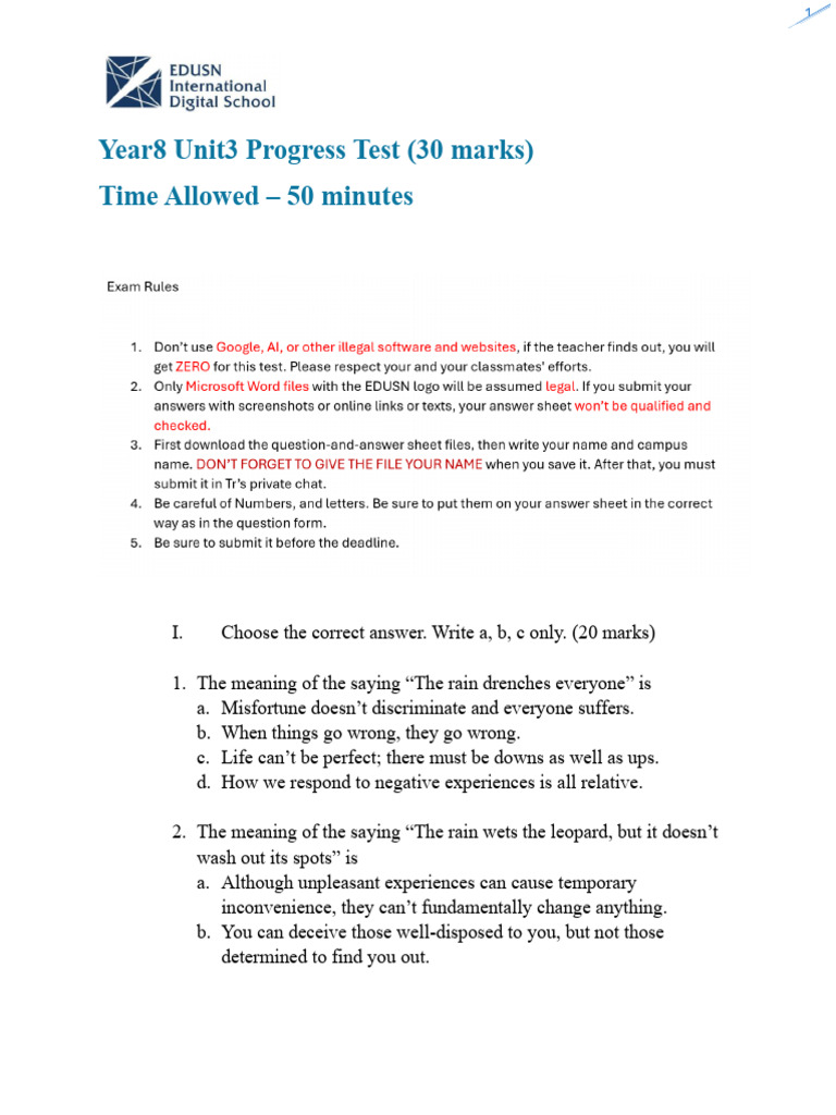 Unit3 Question Paper 1 | PDF | Linguistics | Linguistic Morphology