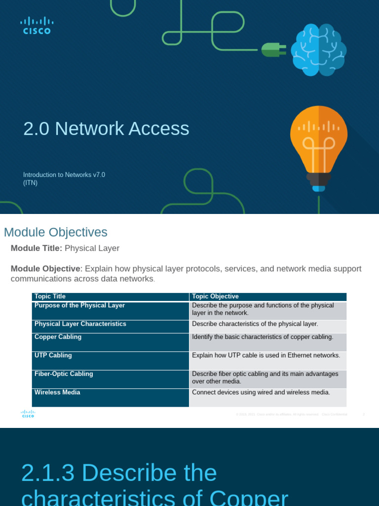 2.0 Network Access Part 2 | PDF | Electromagnetic Interference | Coaxial Cable