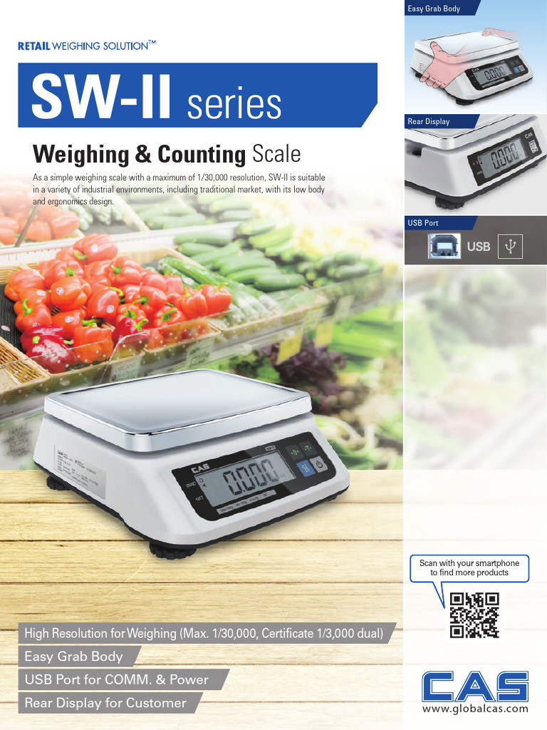 Cas Sw-Ii LCD | PDF | Computer Hardware | Manufactured Goods