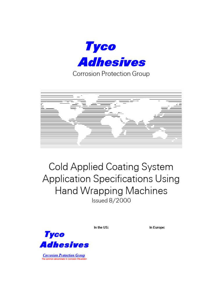 Cold Applied Coating System Guidelines | PDF | Pipe (Fluid Conveyance ...