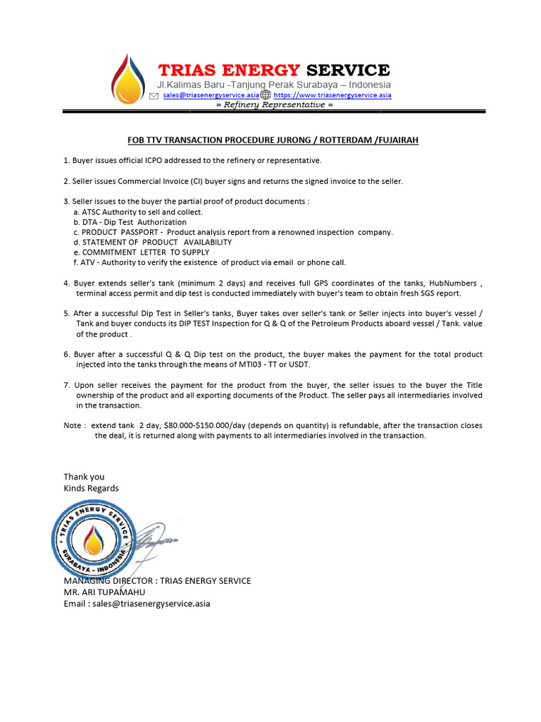 Trias KTC TTV Procedures1 | PDF