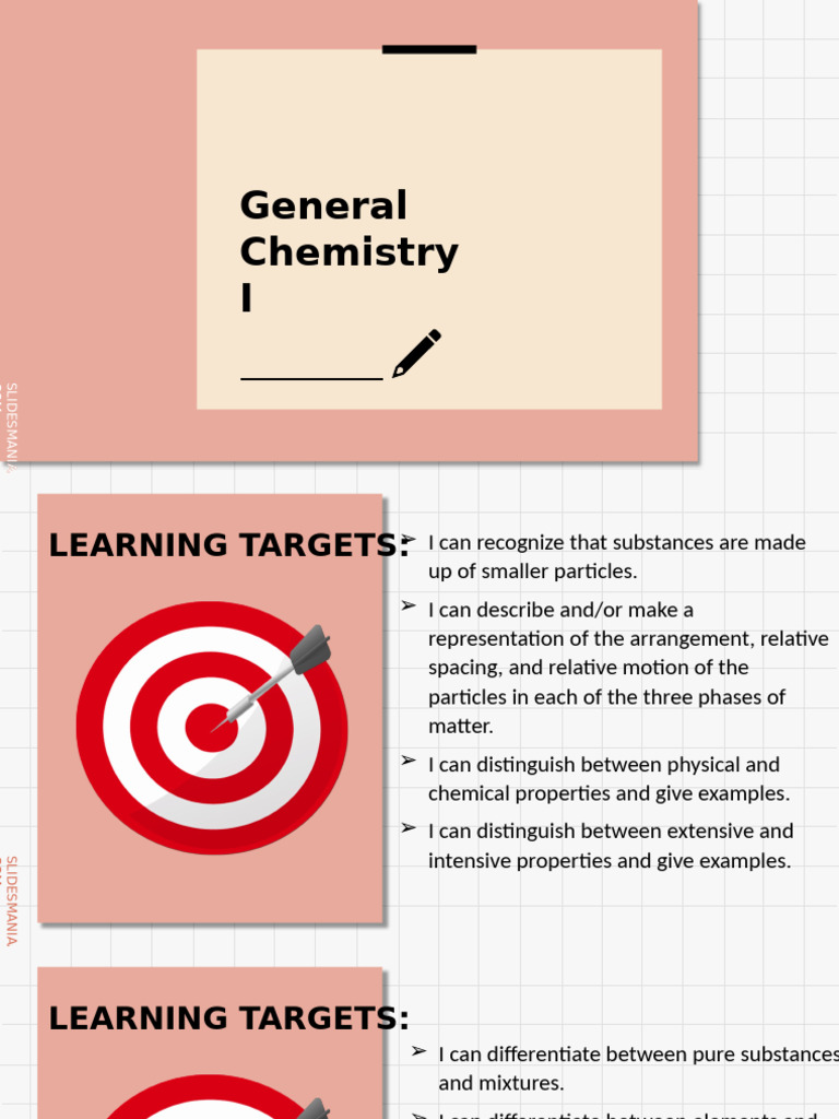 General Chemistry Concepts Overview | PDF | Chemical Substances ...