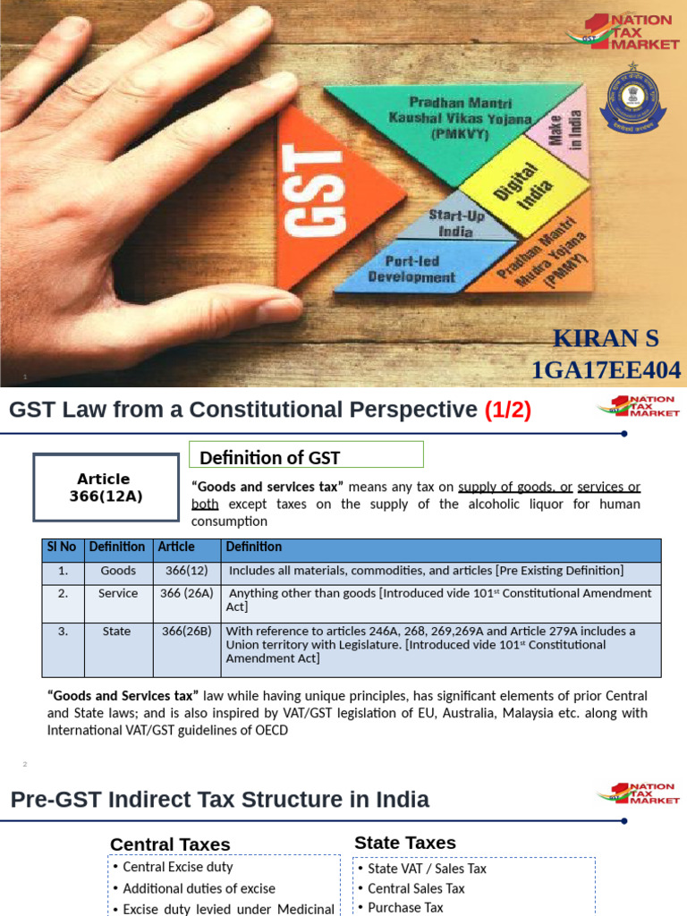 GST-PPT | PDF | Taxes | Excise