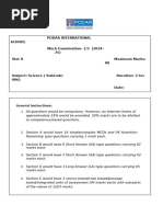 NSEJS Tests Pattern - 2025-26 | PDF