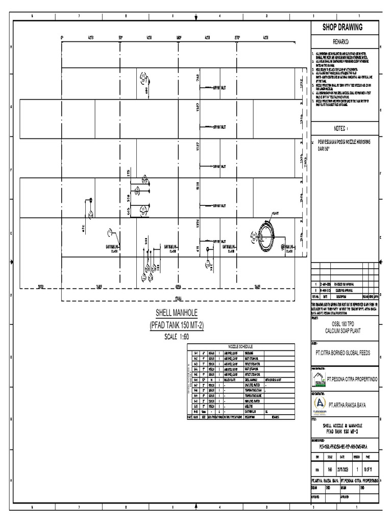 2.ga Drawing Pfad Tank Revaa For Bidding-Pfad Tank - Mt2 | PDF