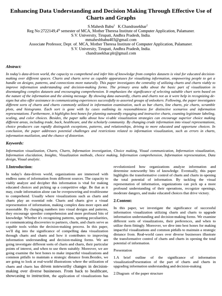 Mahesh | PDF | Information | Chart