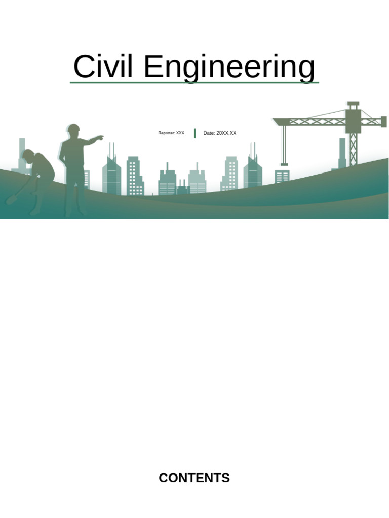 Civil Engineering Project Overview | PDF | Computers