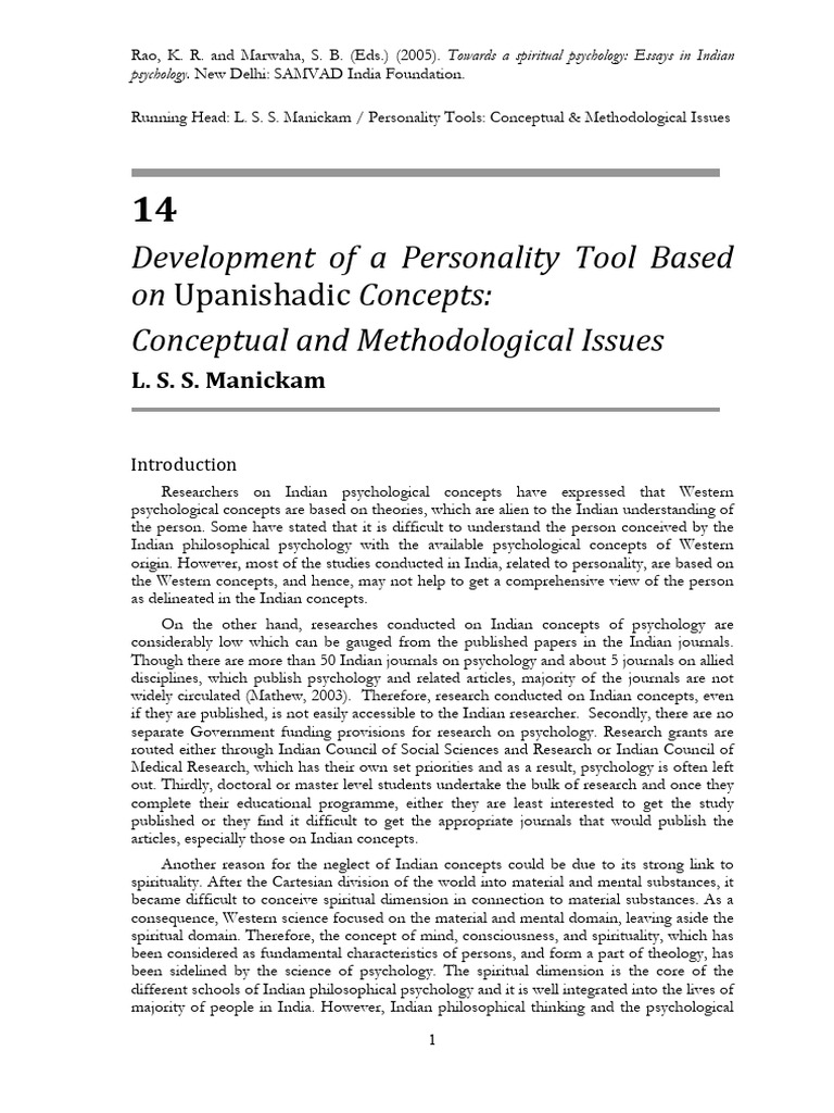 Developing an IAS Rating Scale | PDF | Psychology | Mind