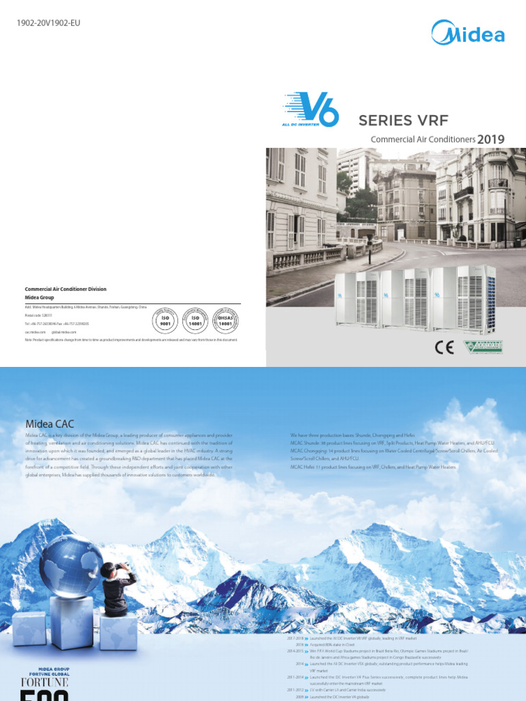 Midea VRF Catalog 2019 | PDF | Mechanical Engineering | Engineering ...