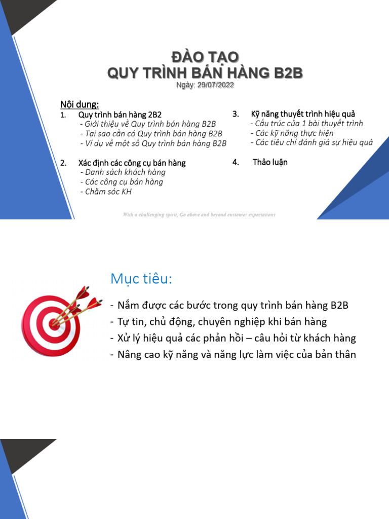 Basic B2B Sales & Presentation Skills Training | PDF