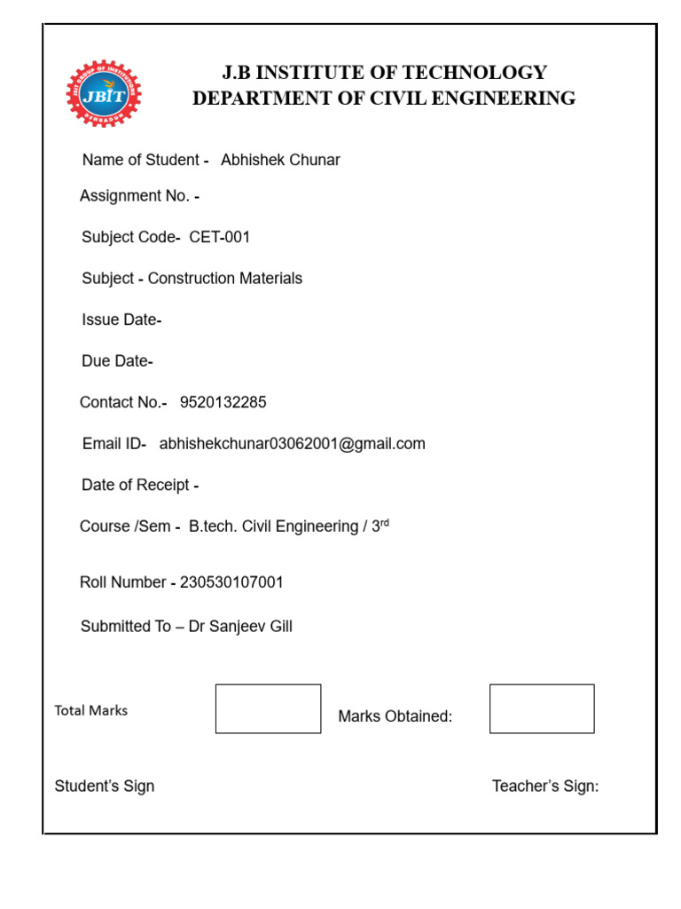 Assignment Record Deatils | PDF