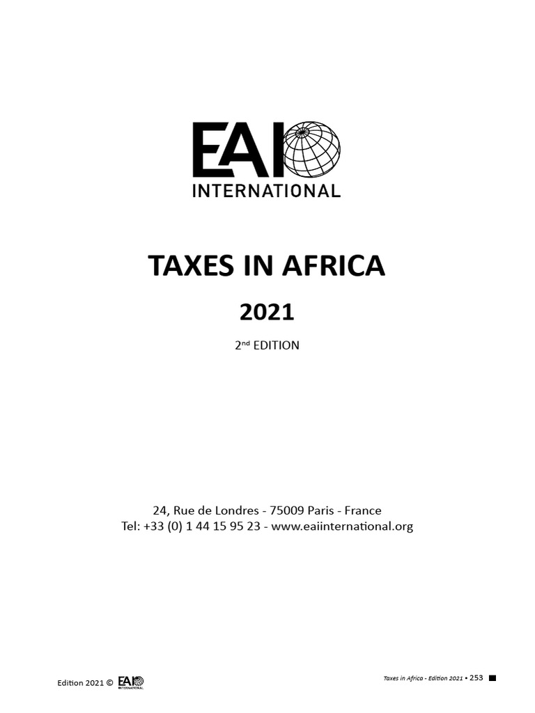 Tunisia Corporation and Income Tax Guide | PDF | Taxes | Corporate Tax