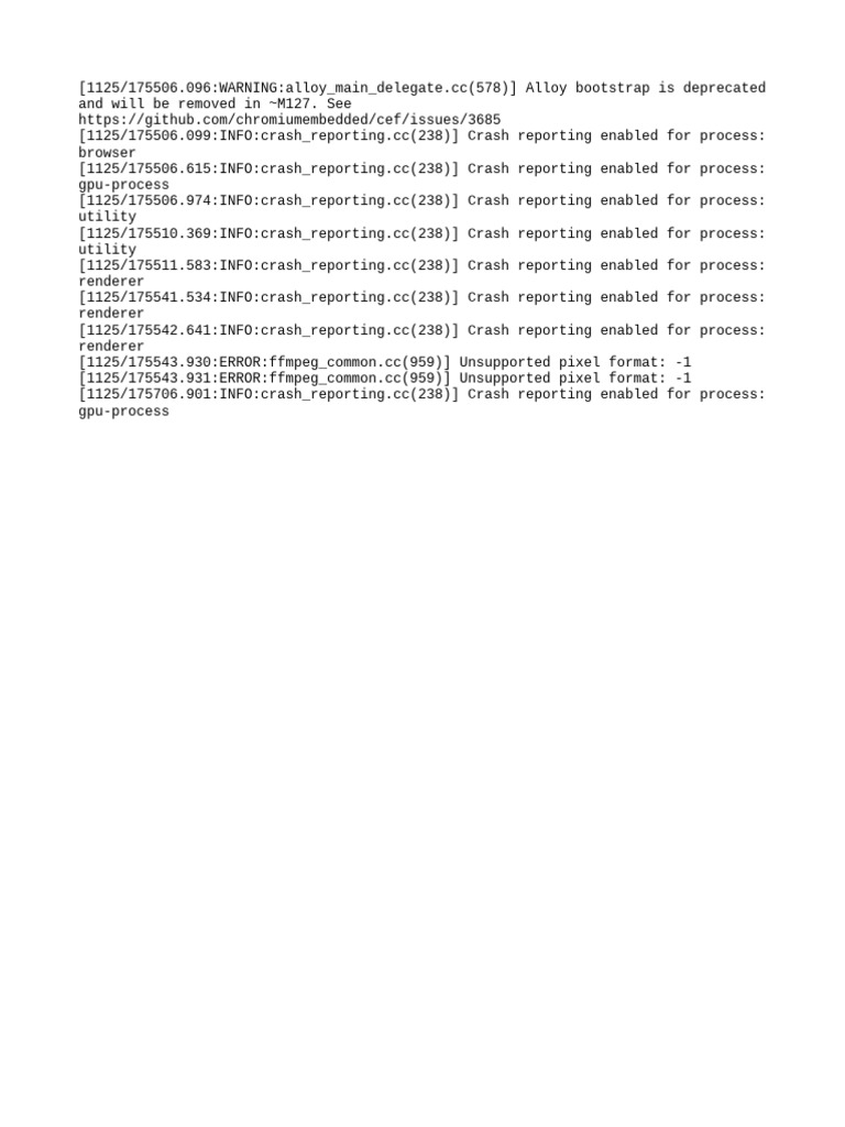 Cef Log | PDF | Computers