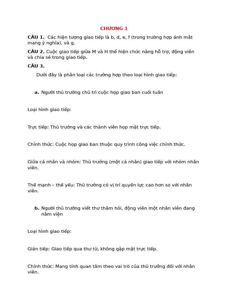 các câu tình huống trong kngt | PDF