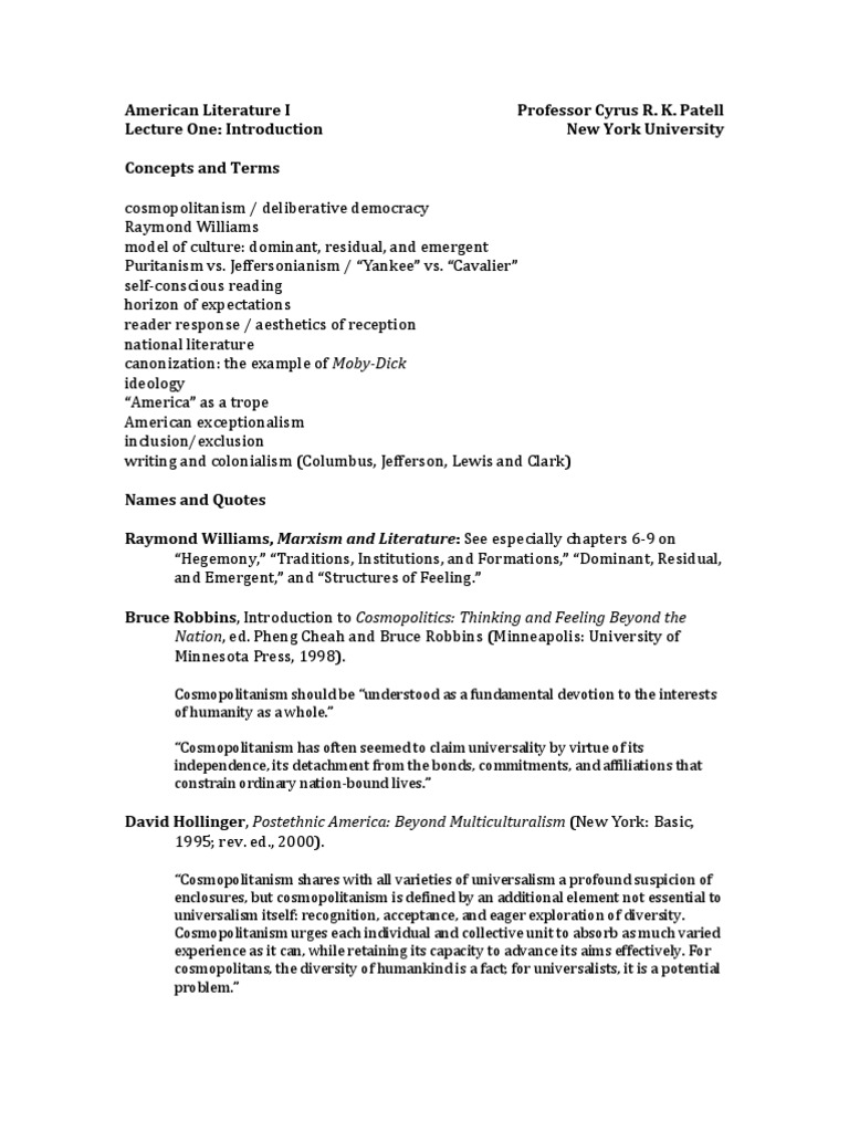 Nation, Ed. Pheng Cheah and Bruce Robbins (Minneapolis: University of ...