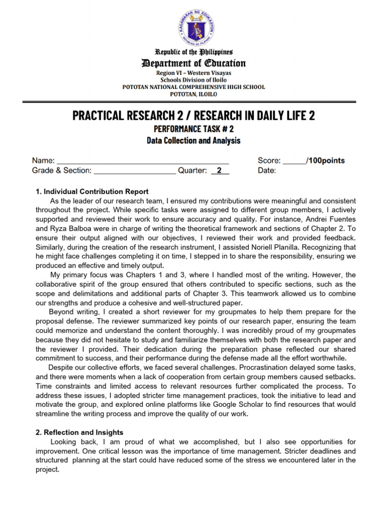 Notes in Perdev Grade 11 | PDF | Experience | Psychological Resilience