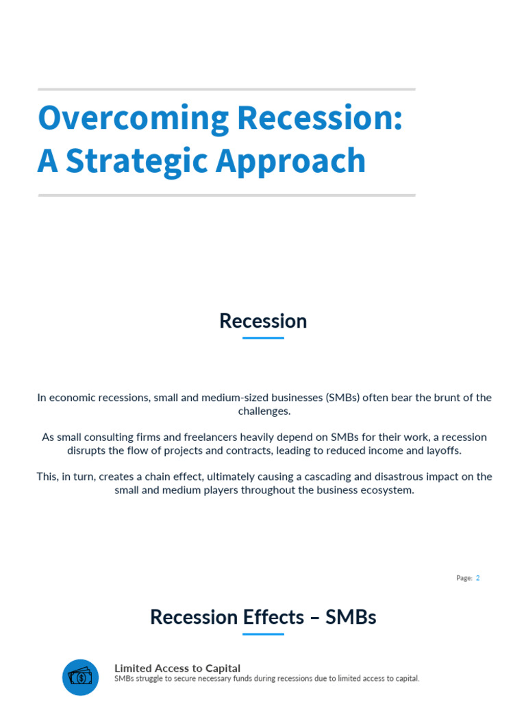 AiDOOS - Overcoming Recession | PDF | Small And Medium Sized Enterprises | Business