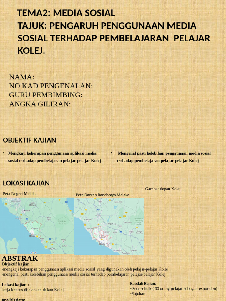 Viva Kerja Kursus Pengajian Am STPM | PDF