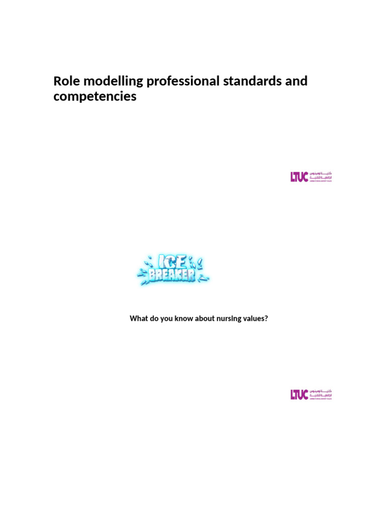 Role Model Nursing Long Term Condition | PDF | Nursing | Compassion