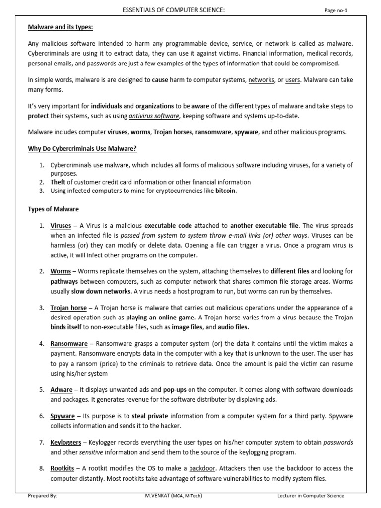 Malware | PDF | Malware | Computer Virus