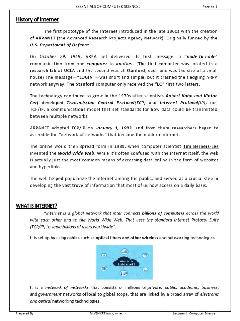 Internet | PDF | Computer Network | Domain Name System