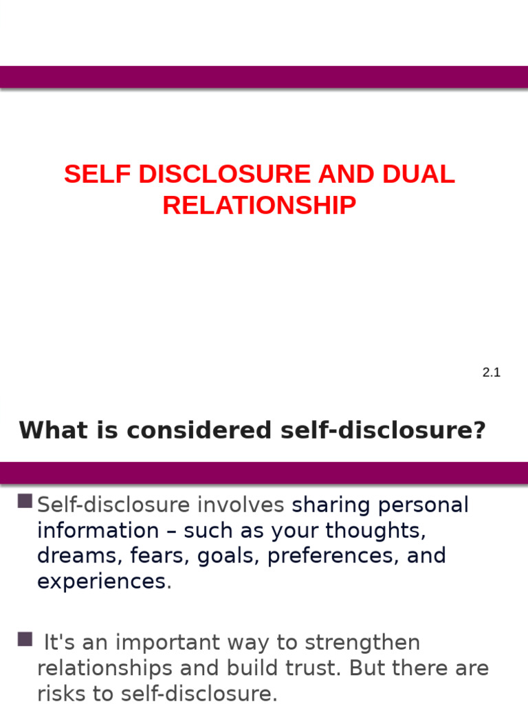Counselor Self-Disclosure in Relationships | PDF | Emotions | Cognition