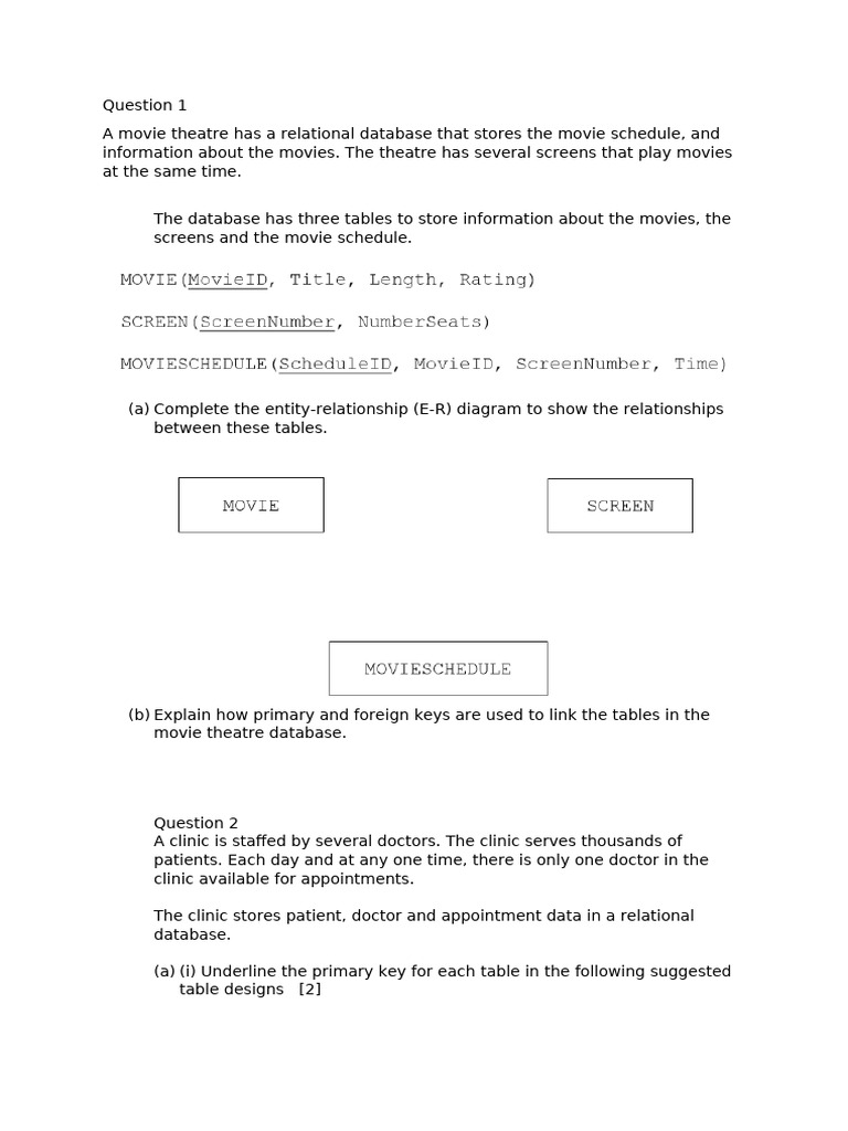 Exam Style Question | PDF