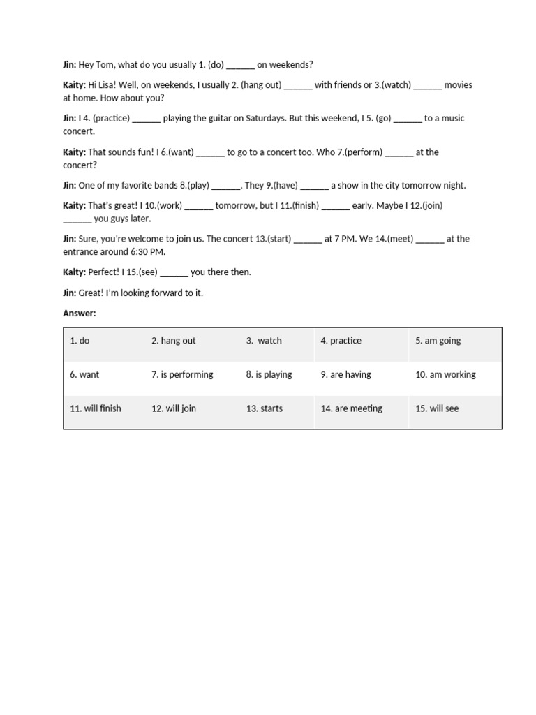 Tenses practice | PDF Tenses practice | PDF