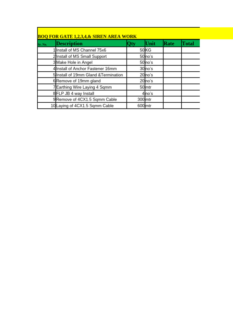 RSPL Work Excel | PDF | Technology & Engineering