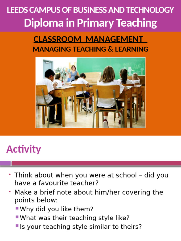 CM Nov 2020 | PDF | Classroom Management | Behavior Modification