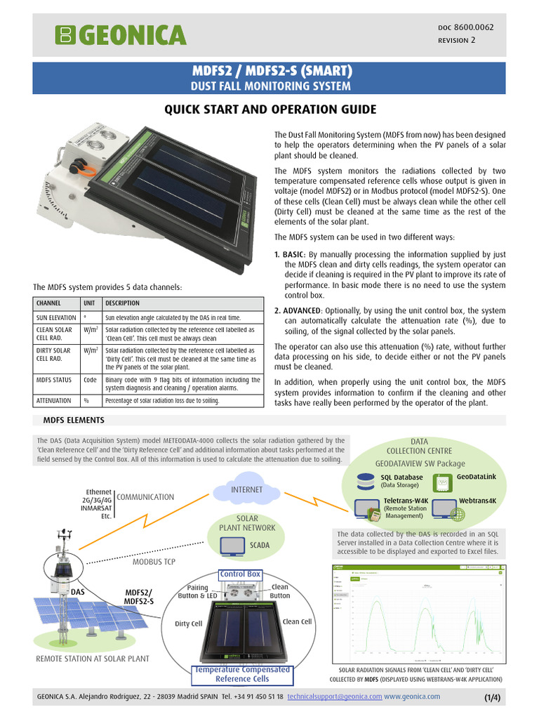 MDFS Solar Panel Cleaning Guide | PDF | Solar Power | Photovoltaics