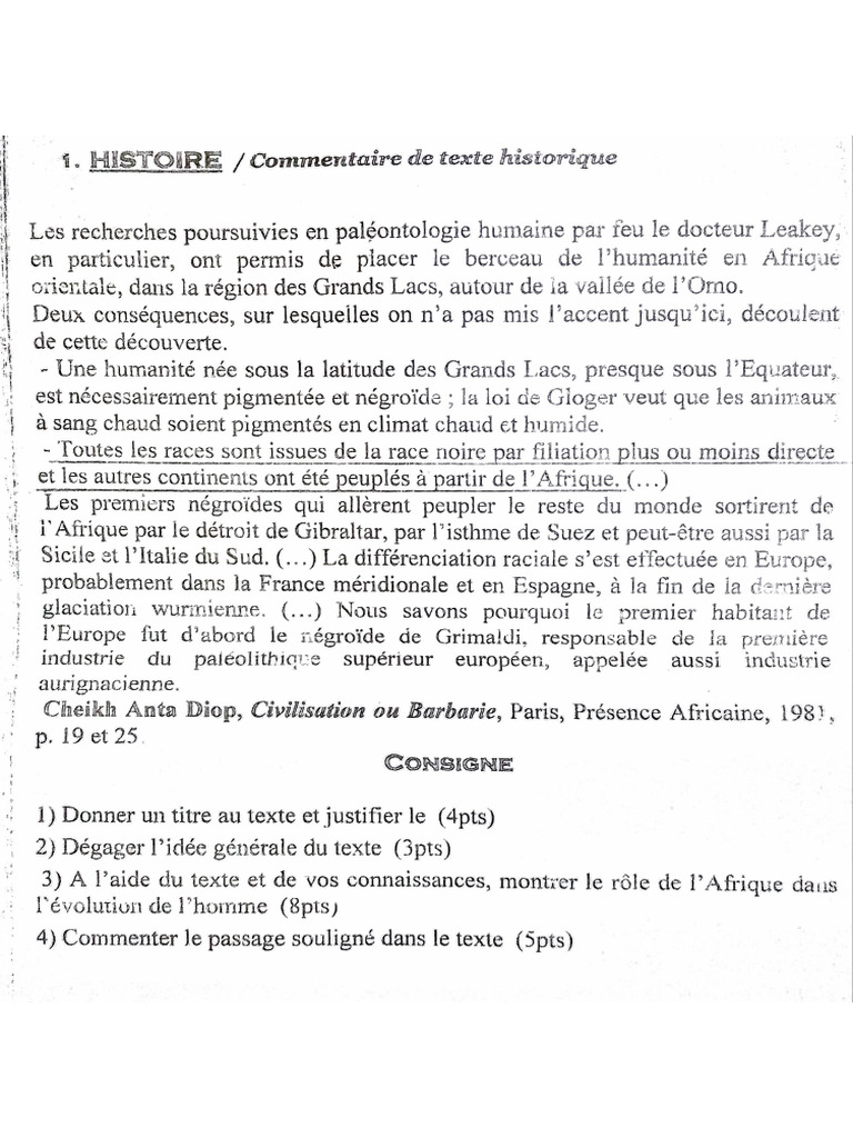 Évaluation Seconde | PDF