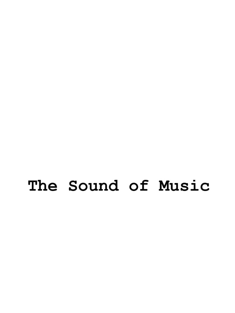 The Sound of Music | PDF