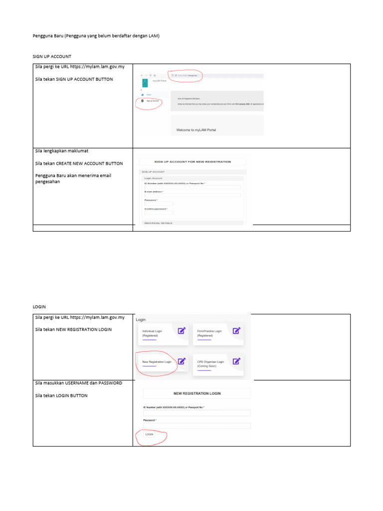 MyLAM Portal User Guide | PDF
