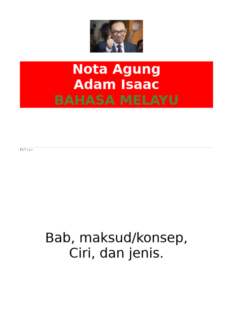 Nota Agung BM | PDF
