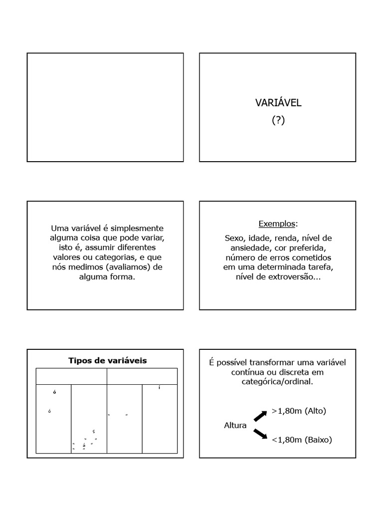 Tipos de Variáveis - Marco | PDF | Variável categórica