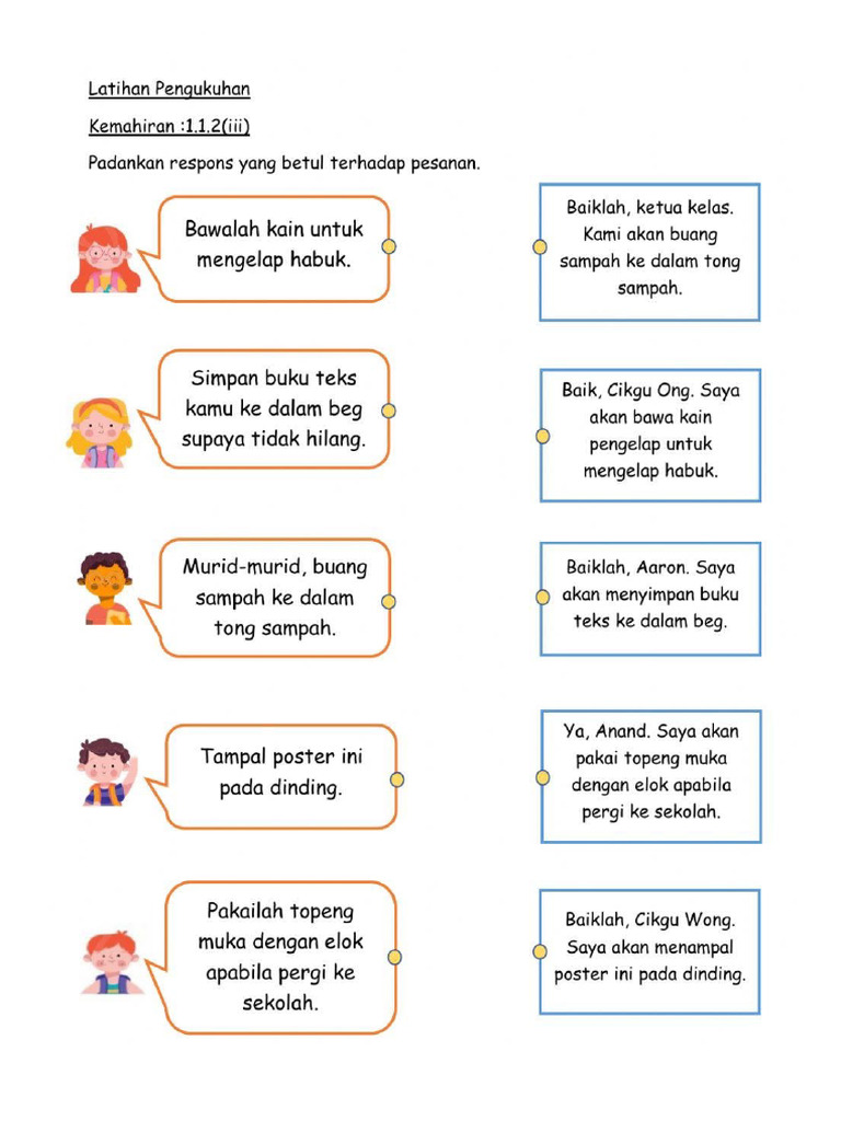 Latihan Beri Respon | PDF