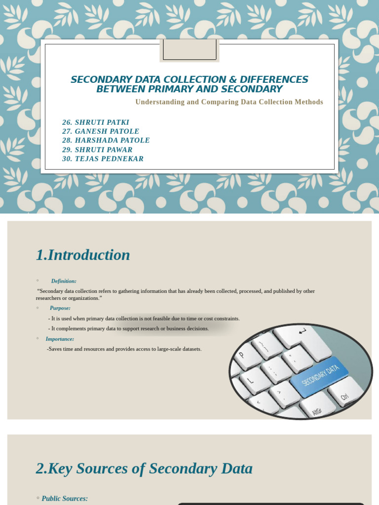 Presentation 3 | PDF | Data | Information