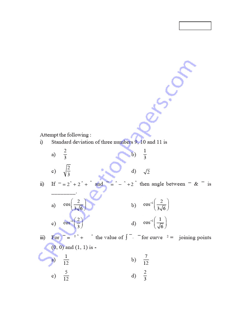 Be Civil Engineering Semester 3 2024 May Engineering Mathematics III m3 ...