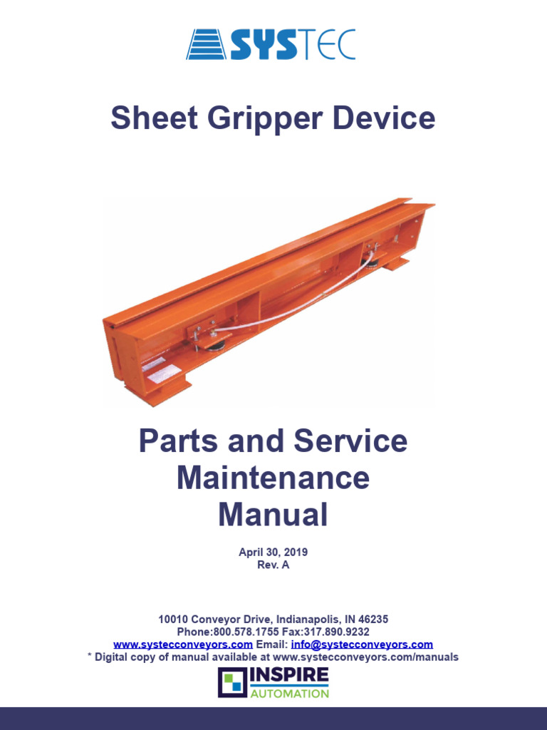 Sheet Gripper Device 15 | PDF | Computers