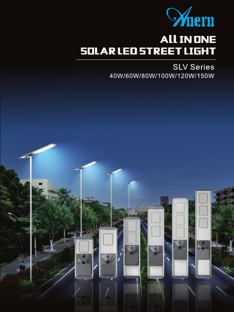 All in One Solar Street Light (AN-SLV) English Spec - 241111 - 160008-1 ...
