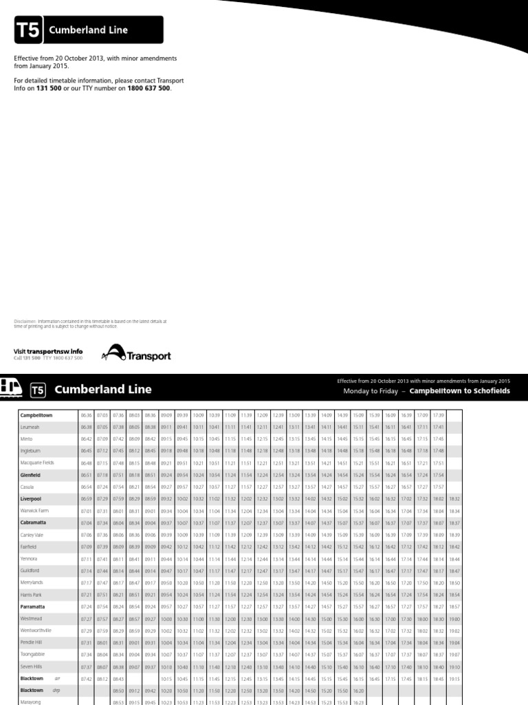 T5 Cumberland Line Timetable 2015 | PDF | Rail Transport | Railway ...